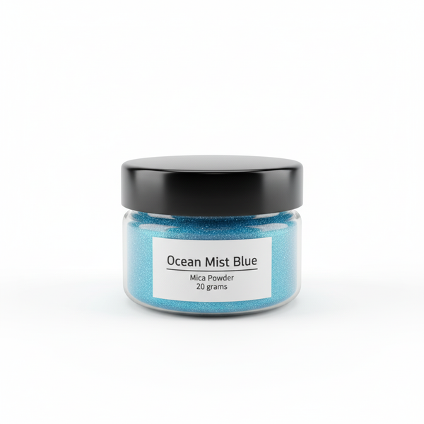 Ocean Mist Blue" Mica powder 20 grms pack – RESIN N CRAFT SUPPLIERS